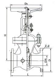 CYZ41H-64C-DN80差压油密封楔式性闸阀 - 阀批发网