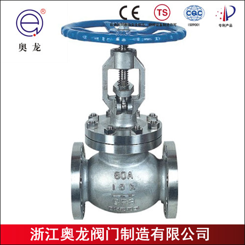 厂家直销 J41W-10K日标截止阀 不锈钢法兰截止阀 浙江奥龙 - 阀批发网