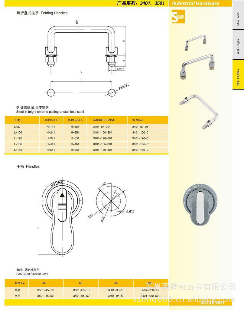 供应LS506/锌合金拉手、铝合金把手、不锈钢拉手 - 建材批发网