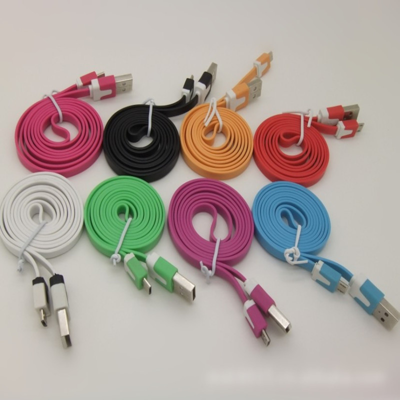 Supply Universal charging cable 1 m V8 color pasta line USB Android ...